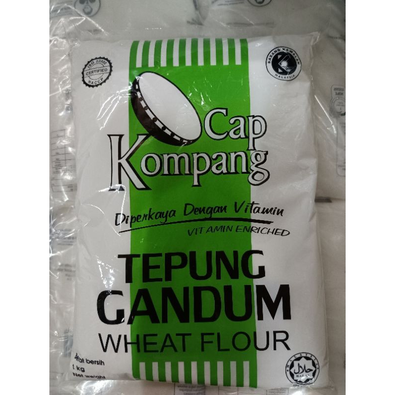 TEPUNG GANDUM CAP KOMPANG 1KG | Shopee Malaysia