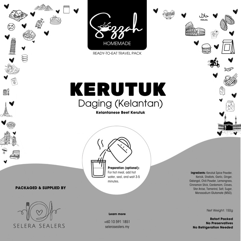 Kerutuk Daging Kelantan Ready-to-Eat [Suzzah Homemade] | Shopee Malaysia