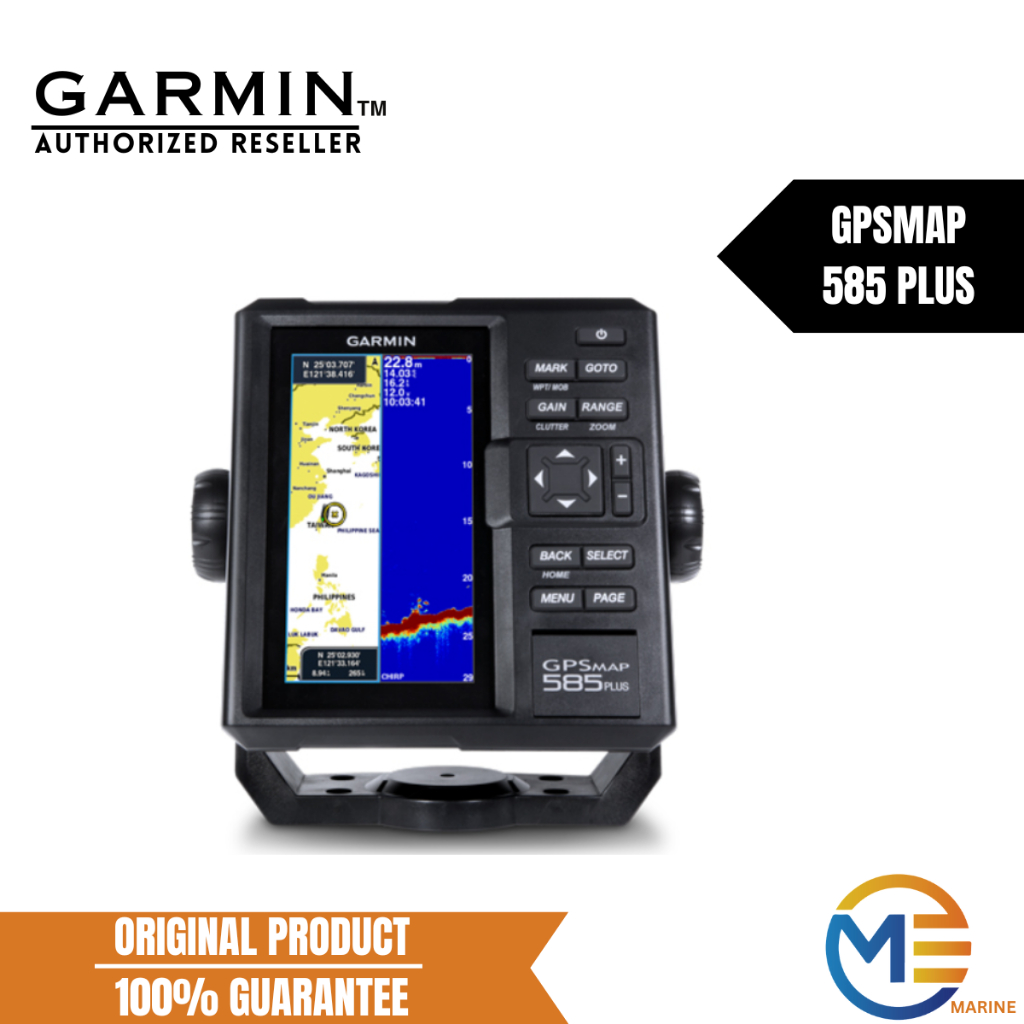 GARMIN GPSMAP 585 Plus GPS Chartplotter with Chirp Fishfinder/Sonar +G3 BLUECHART MAP | Shopee ...