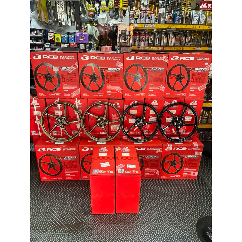 RCB SPORT RIM SP500 TERBARU Y15 / Y16 SNIPER MX KING SIZE 160/185-17 ...