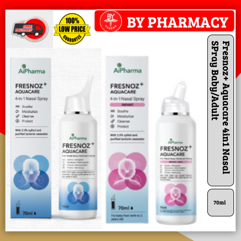 AiPharma Fresnoz Aquacare 4 in 1 Nasal Spray (Infant/Children + Adult ...