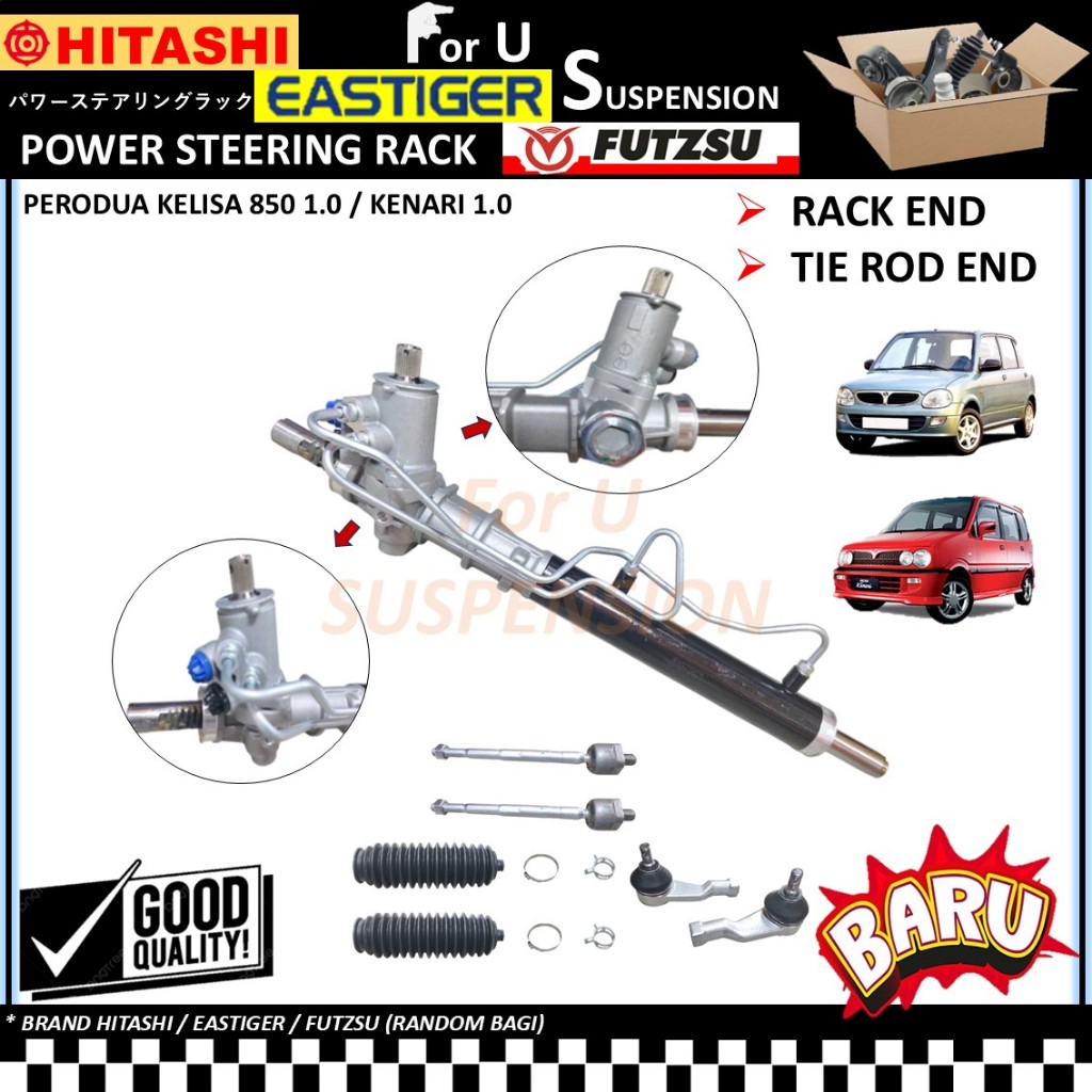 1 PIECE BARU (NEW) POWER STEERING RACK - 44250-87Z06 PERODUA KELISA 850 ...