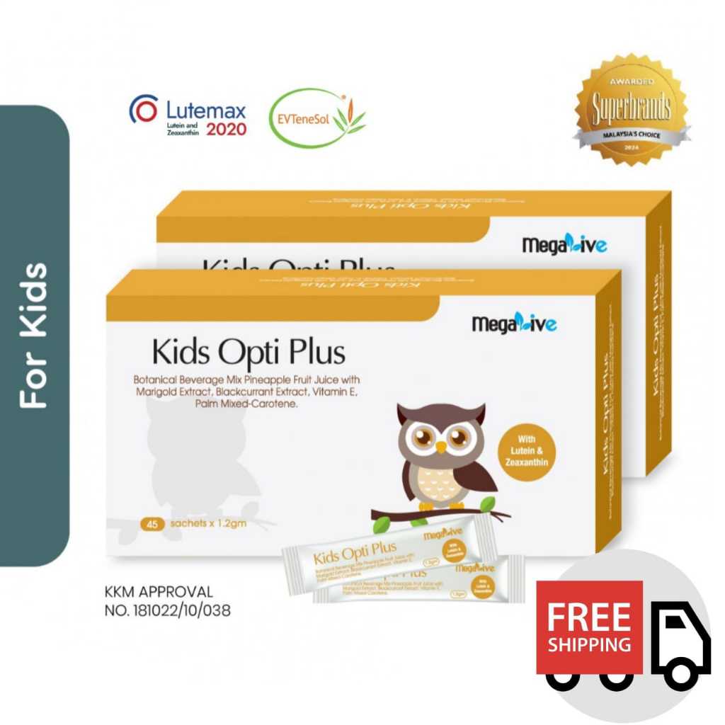 MegaLive Kids Opti Plus(2X45'S) | Shopee Malaysia