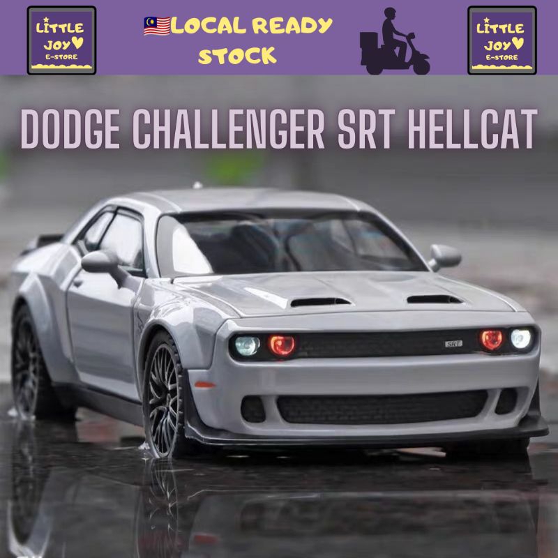 🇲🇾LJS1 Dodge Charger Challenger SRT Hellcat 1:32 Muscle Sports Car ...