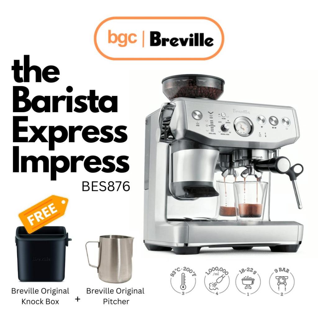 Breville BES876 Barista Express Impress Espresso Coffee Machine with ...
