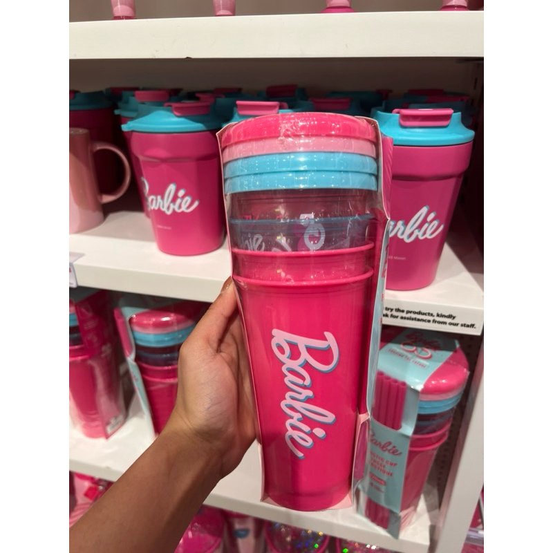 Barbie Plastic Cup Miniso | Shopee Malaysia