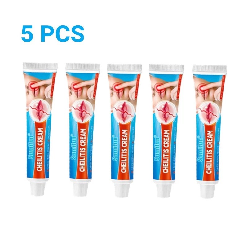 Cheilitis Cream Antibacterial Chapped Labia Lips Herpes Ointment Herbal Lip Balm Medicated Lip ...