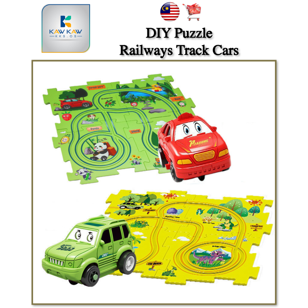 𝐊𝐊𝐒 𝐃𝐈𝐘 𝐏𝐮𝐳𝐳𝐥𝐞 𝐑𝐚𝐢𝐥𝐰𝐚𝐲𝐬 𝐓𝐫𝐚𝐜𝐤 𝐂𝐚𝐫𝐬 🚚 Electric Automatic Railcar Puzzles ...