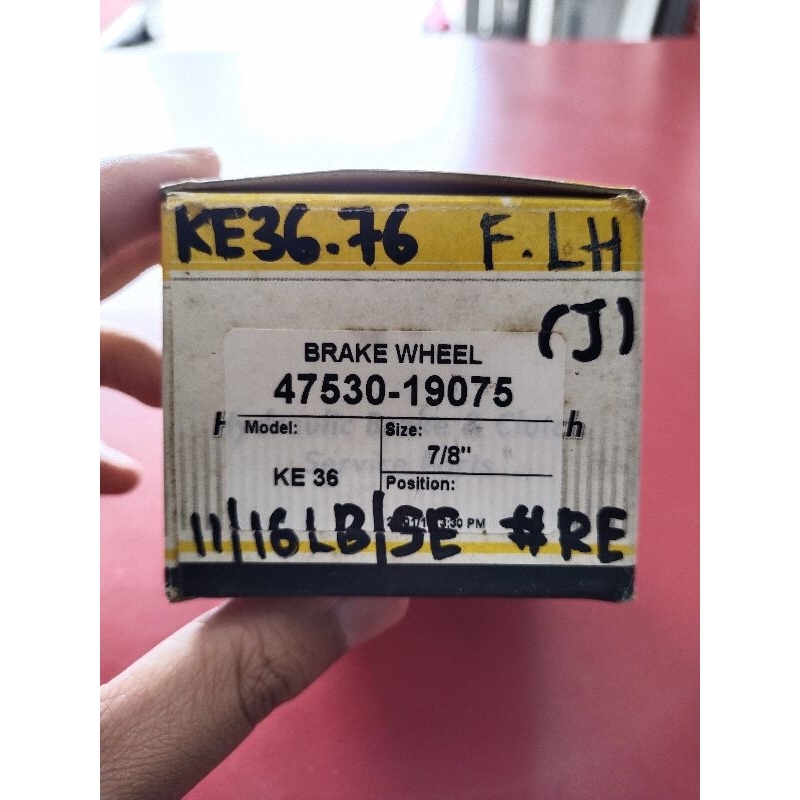 TOYOTA KE36/KE76 FRONT LH ADA PAKU BRAKE PUMP CYLINDER ASSY | Shopee ...