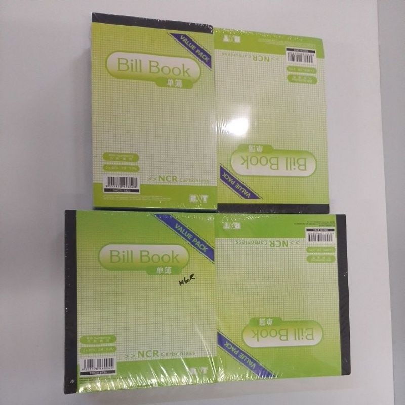 Bill book value pack 10books NCR carbonless 2ply x 80' bill book with ...