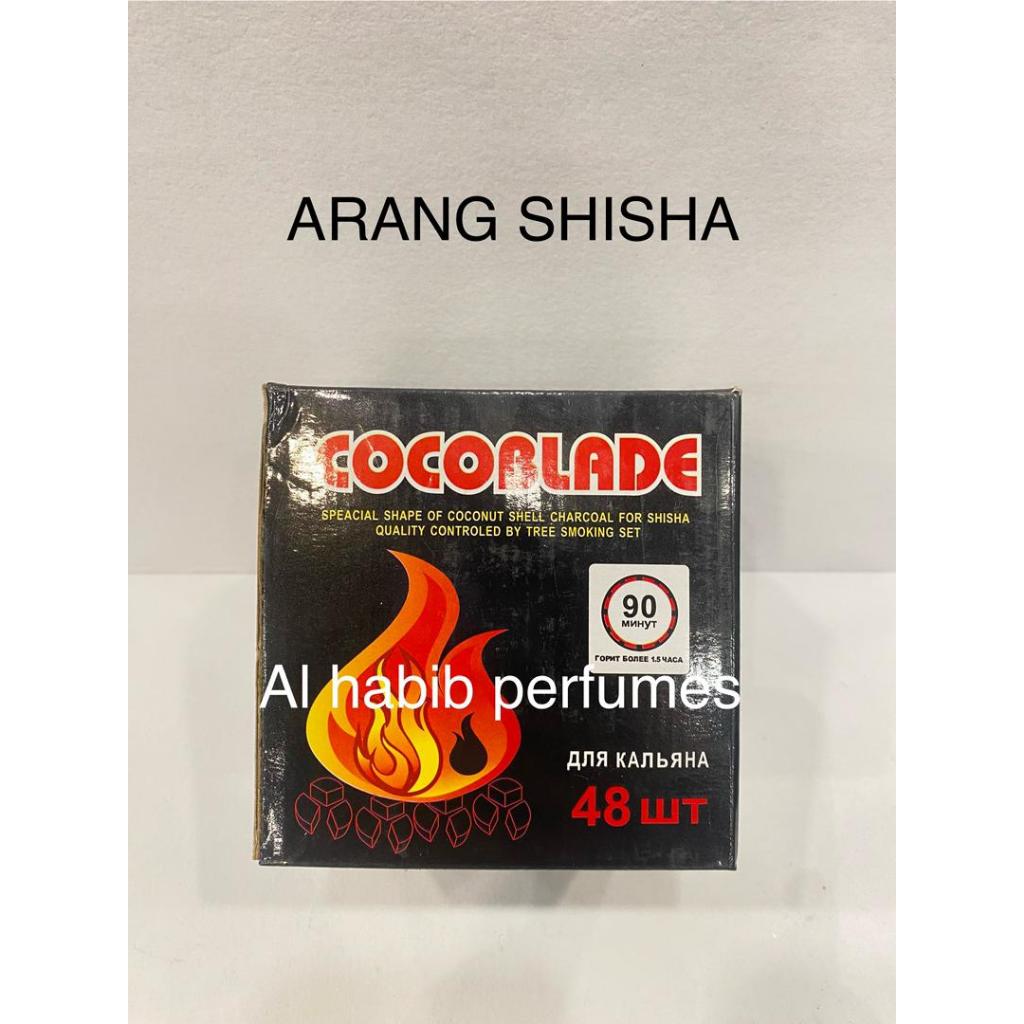 COCOBRICO PREMIUM COCONUT CHARCOAL CUBE FOR SHISHA HOOKAH, ARANG CUBE ...