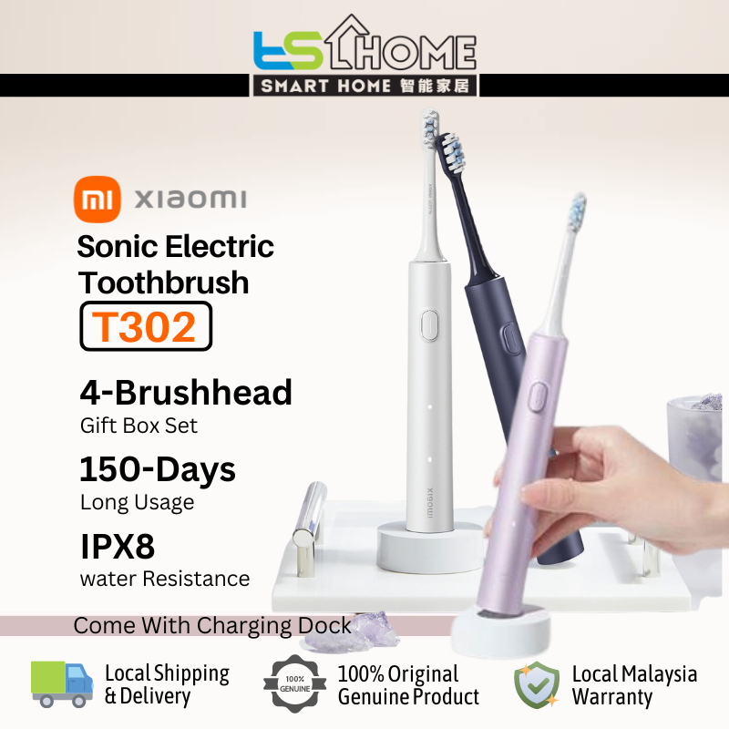 Xiaomi Mijia Mi Sonic Electric Toothbrush T302 MES608 | Shopee Malaysia