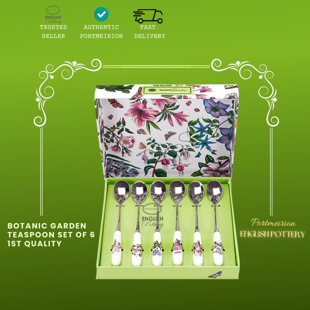 Portmeirion Botanic Garden Teaspoon Set of 6 (CHN) | Shopee Malaysia