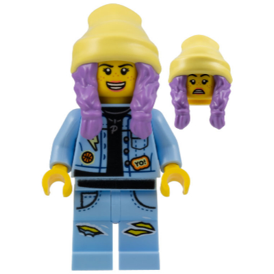 Lego HS014 Hidden Side : Parker L. Jackson Minifigure - Denim Jacket ...