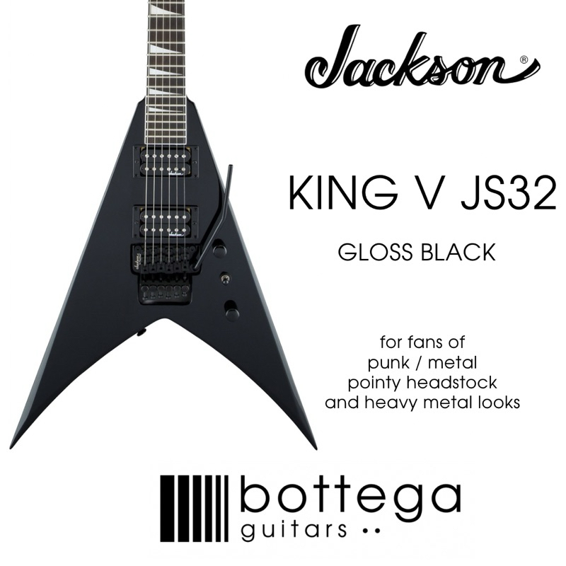 Jackson JS Series King V JS32 Electric Guitar (Gloss Black) | Shopee ...