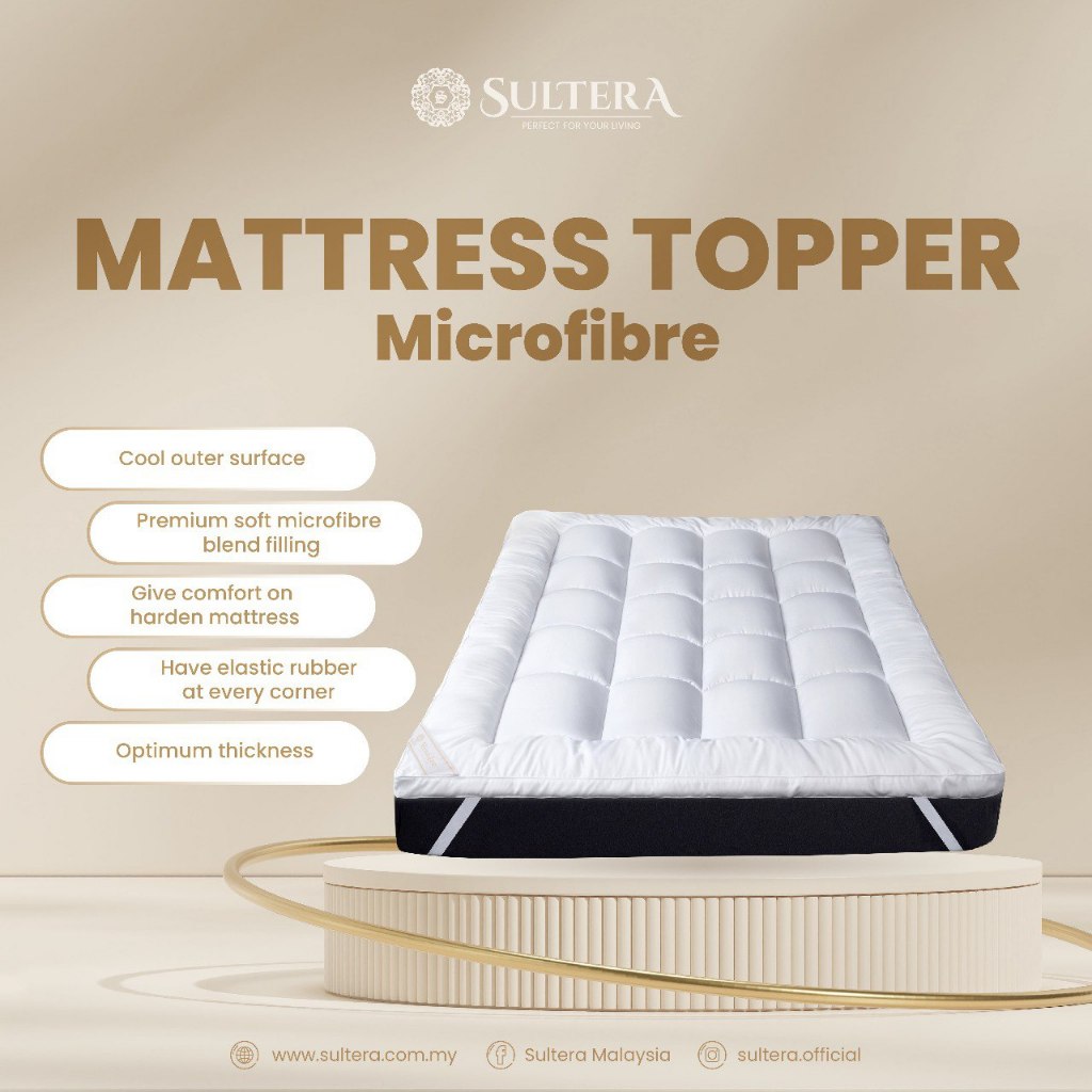 The Sultera Mattress Topper Protector Super Single Queen King Pelapik ...