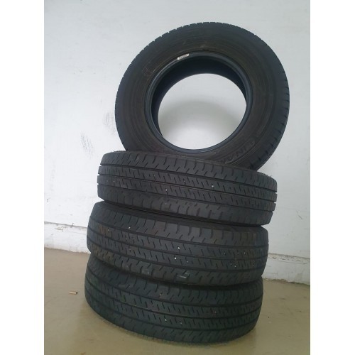 ( Set of 4 ) USED Falken Tyres 155R12C 88-86R Take Off Tyre 155 R 12C ...