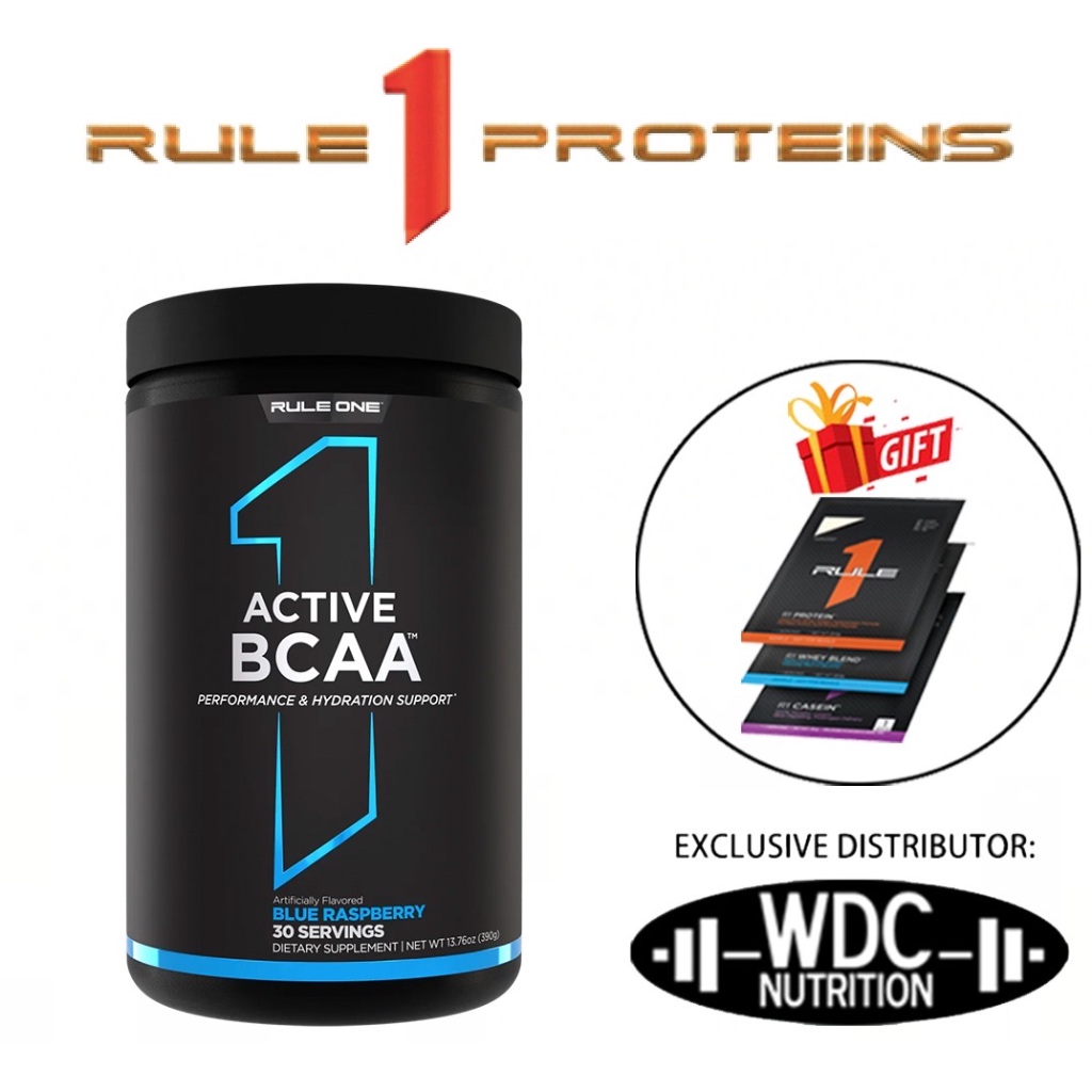 Rule 1 Active BCAA (30 servings) - Asid Amino Acid, BCAAs, Preworkout ...