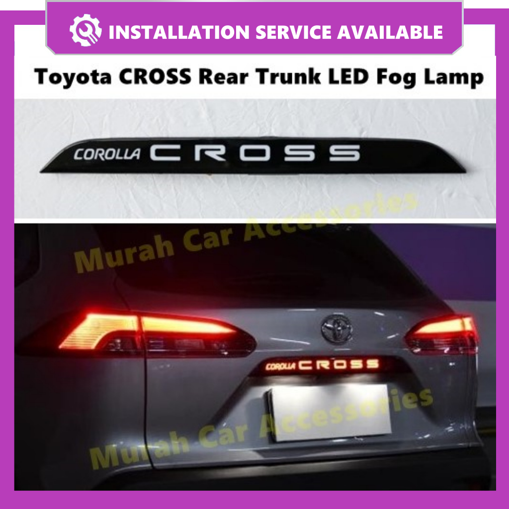 Toyota Corolla Cross LED Rear Fog Lamp DRL Trunk Lights For Driving ...