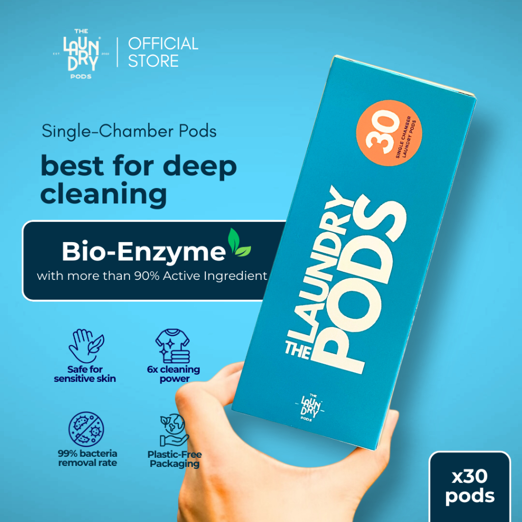 THE LAUNDRY PODS Single-Chamber Laundry Pods & Laundry Capsules with ...