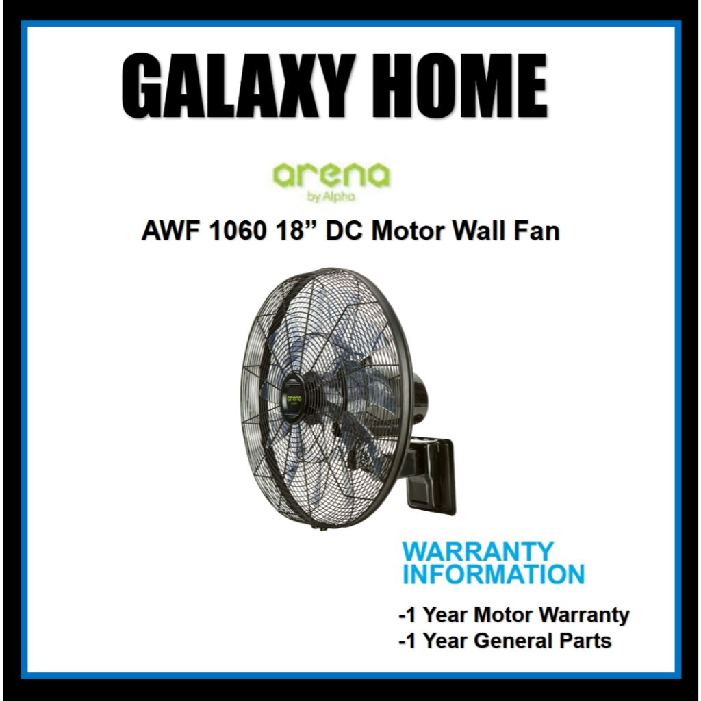 🔥FREE SHIPPING + FREE GIFT🔥 Alpha Arena AWF 1060/18-DC Wall Fan 18 ...