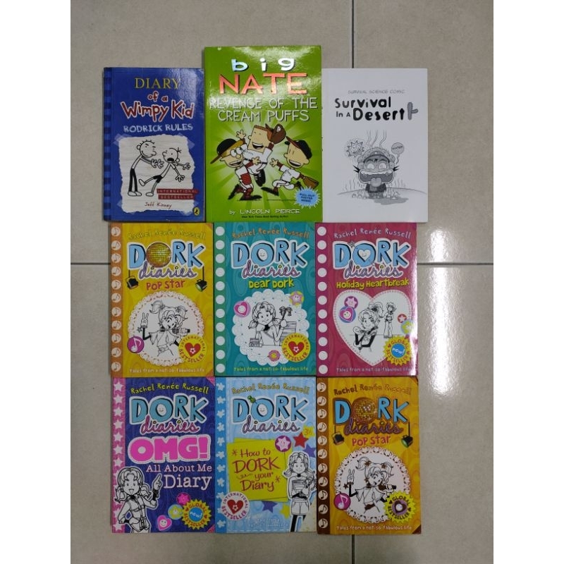 [BB] [Used] Wimpy Kid / Big Nate / Survival Science / Dork Diaries ...