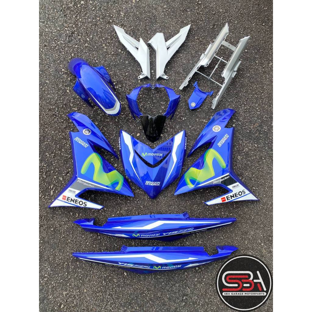 COVER SET MOVISTAR M HIJAU BIRU DPBMC ( 2016 ) TAMPAL COVERSET PREMIUM EDITION BODYSET Y15ZR Y15 ...