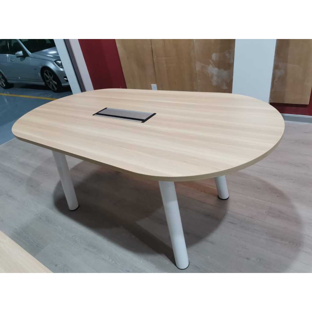 Oval Shape Meeting Table Conference Table (6 Feet/8 Feet) - Home ...