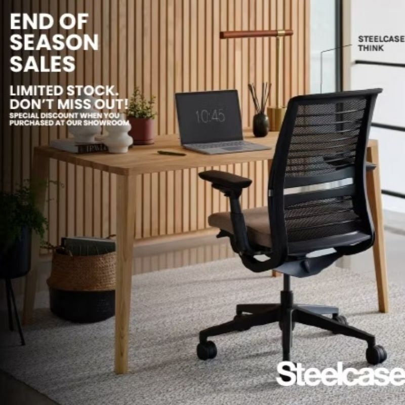 Steelcase V2 Think Office Chair - Ergonomic Work Chair - Lumbar Support ...