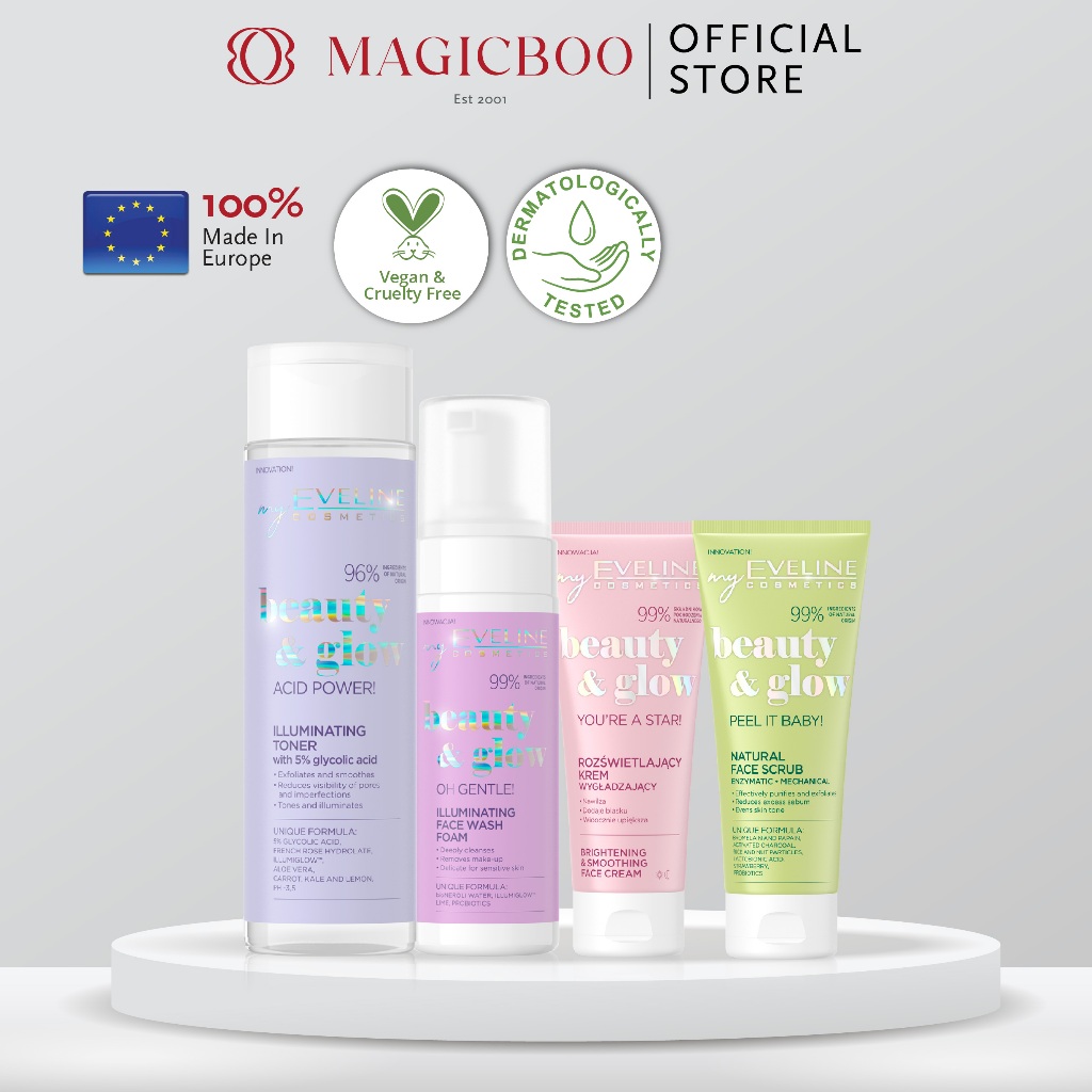 Magicboo Eveline Beauty & Glow Illuminating Skincare Series | Shopee ...