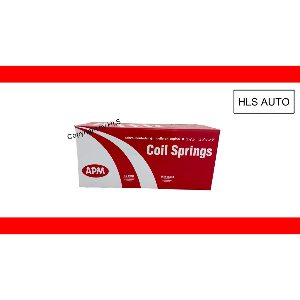 (APM) Toyota Altis 1.6/1.8 (A) Rear Set Standard Coil Spring (2pcs ...