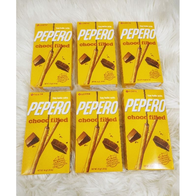 Pepero combo set (6pcs) 45g small pack (CAN MIX FLAVORS) | Shopee Malaysia