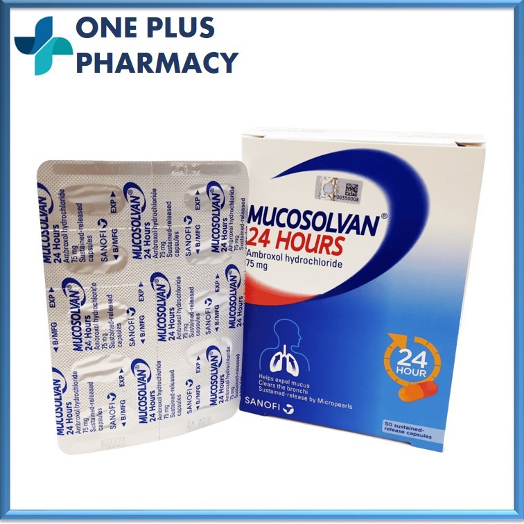 Mucosolvan 24 Hours 75mg Capsules (10's / 50's) [EXP 07/2026] | Shopee ...