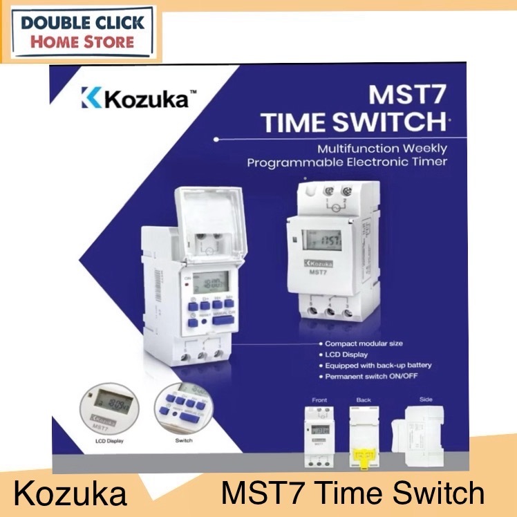 KOZUKA MST7 Time Switch Multi Function Programable Electronic Digital ...