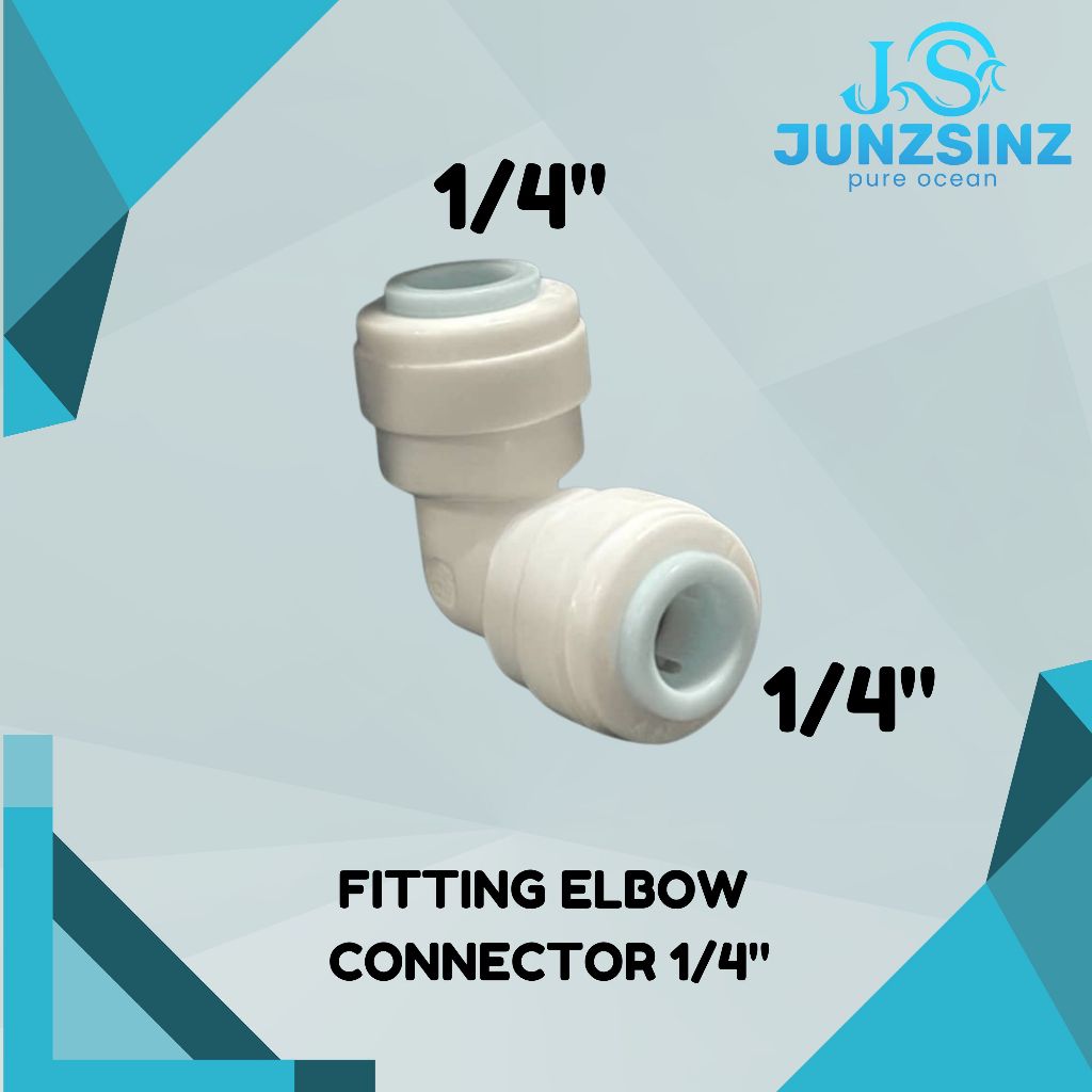 1/4" Water Filter Fitting, Elbow Connector, Quick Connector, Coway ...
