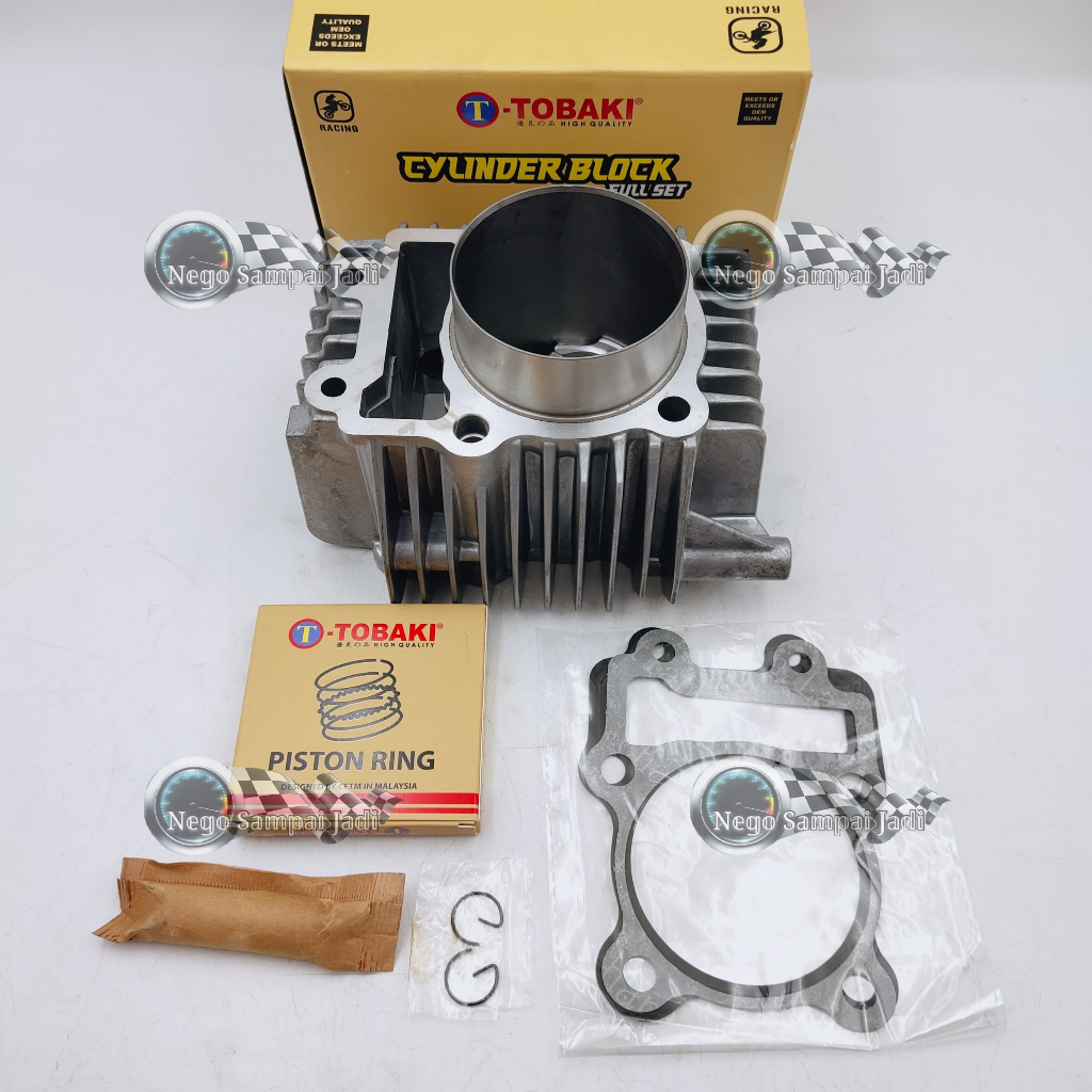 TOBAKI RACING BLOCK WITH KGH SONIC PISTON 60MM 62MM 65MM FOR KRISS110 ...