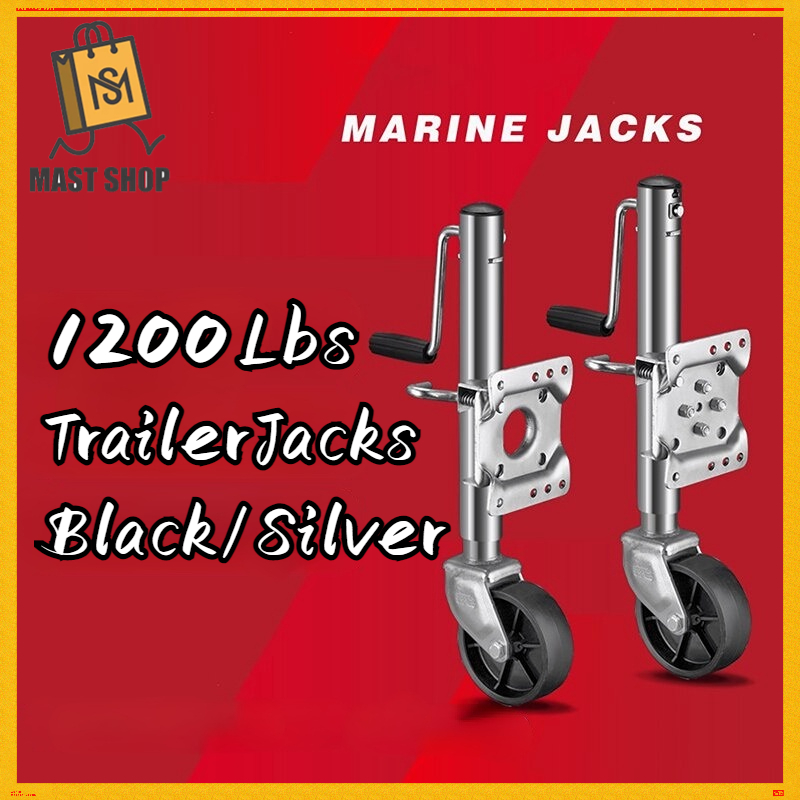 READY STOCK💥Heavy Duty Swivel Trailer Jacks 2 Colors 1200Lbs/544KG ...