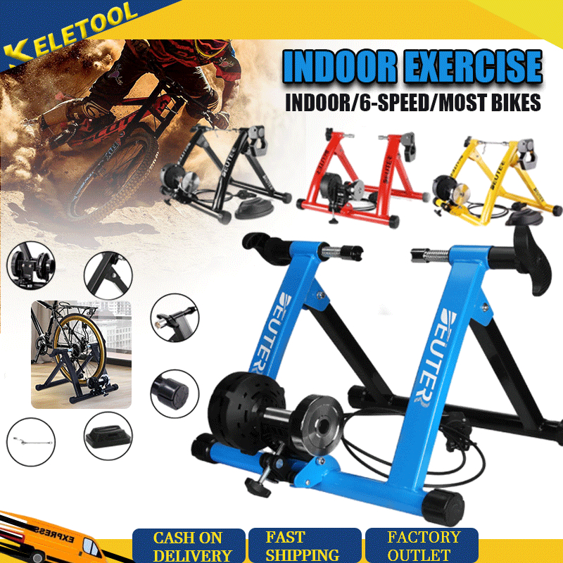 DEUTER Bike Trainer Exercise Bike Cycling trainer MT-01 Indoor Home Exercise Bike Basikal Easy ...
