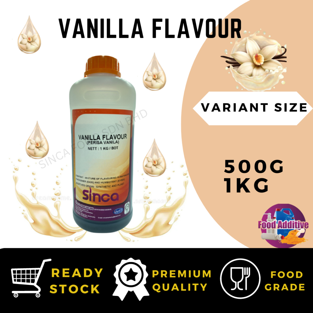 Vanilla Flavour Food Grade 500g / 1kg | Shopee Malaysia