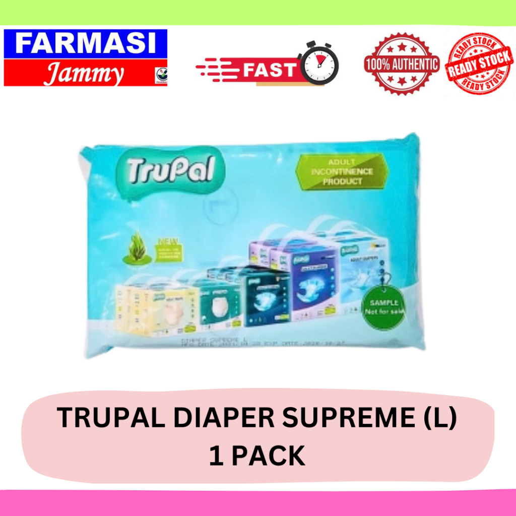 TRUPAL DIAPERS SUPREME (L) BY 1 PACK | Shopee Malaysia