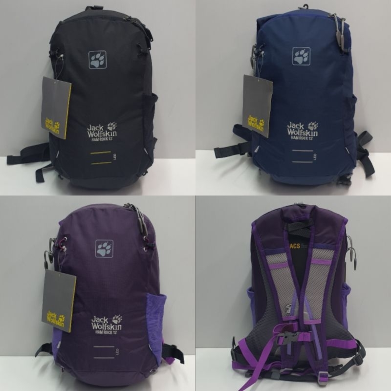 Jack Wolfskin Ham Rock /Hamrock 12 Backpack (Warranty 6 Bln) | Shopee ...