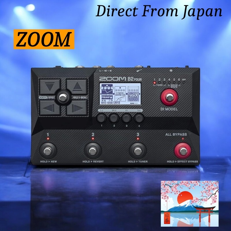 ZOOM Bass Effects & Amp Emulator with Multi-Layer IR Function Released ...