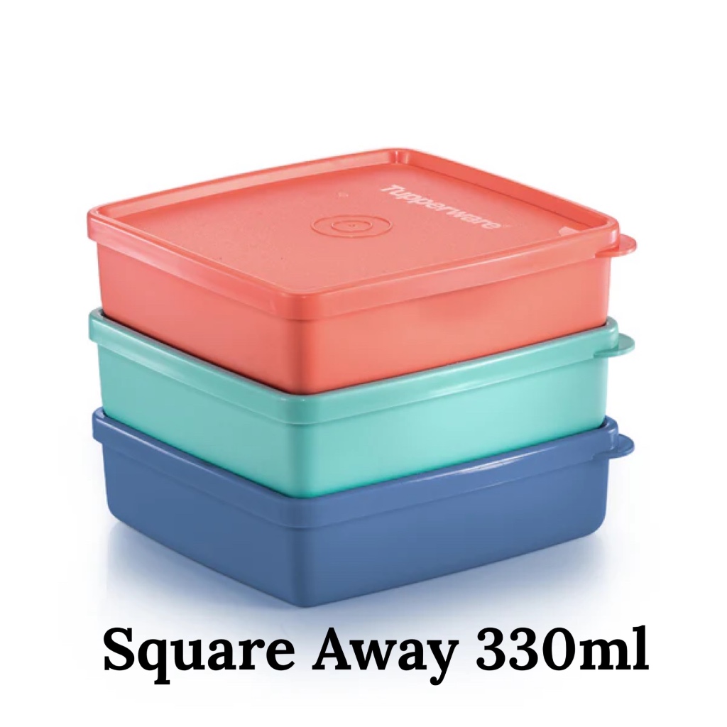 Tupperware Square Away (1) 330ml | Shopee Malaysia