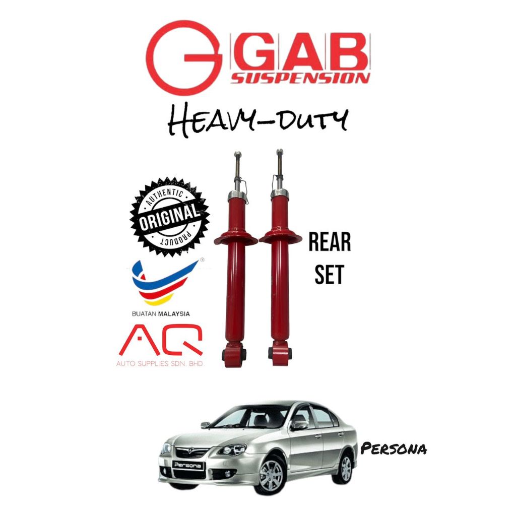 GAB HEAVY DUTY ABSORBER FOR PROTON PERSONA REAR SET (GAB SUPER-R ...