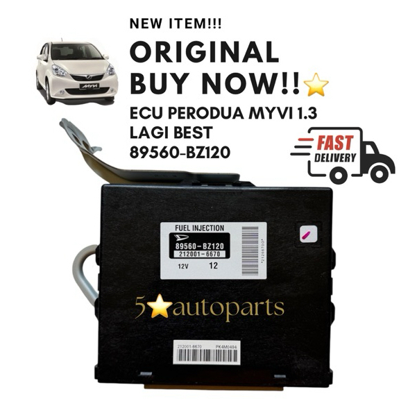 ECU PERODUA MYVI 1.3 LAGI BEST - 89560-BZ120 ENGINE CONTROL UNIT ...