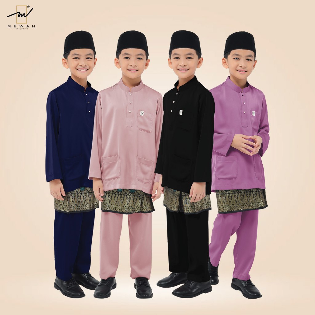 MEWAH EXCLUSIVE BAJU MELAYU ANUAR JUNIOR - Kids Clothing Sleeve ...