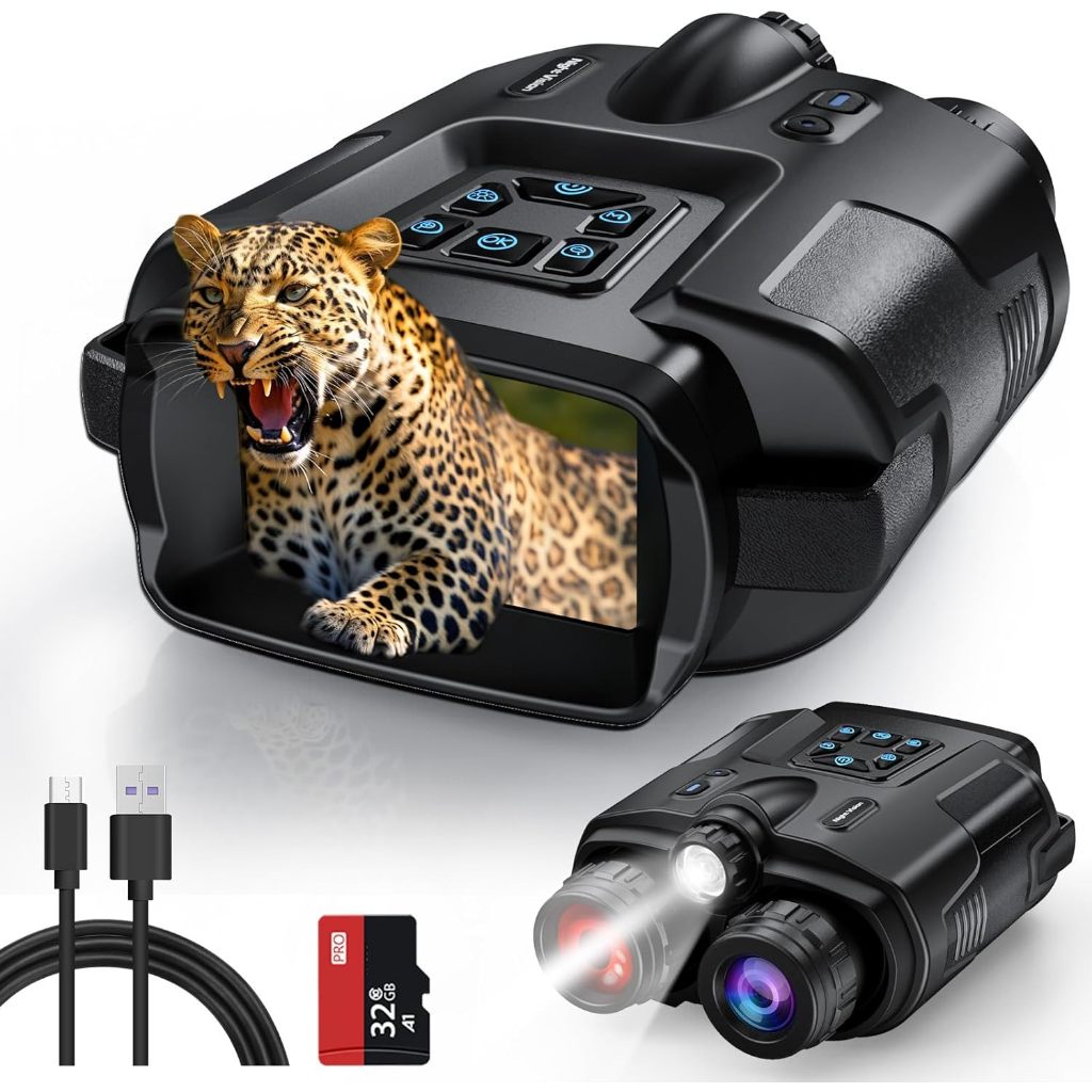 Night Vision Goggles 4K , Infrared Night Vision Binoculars for Adults ...