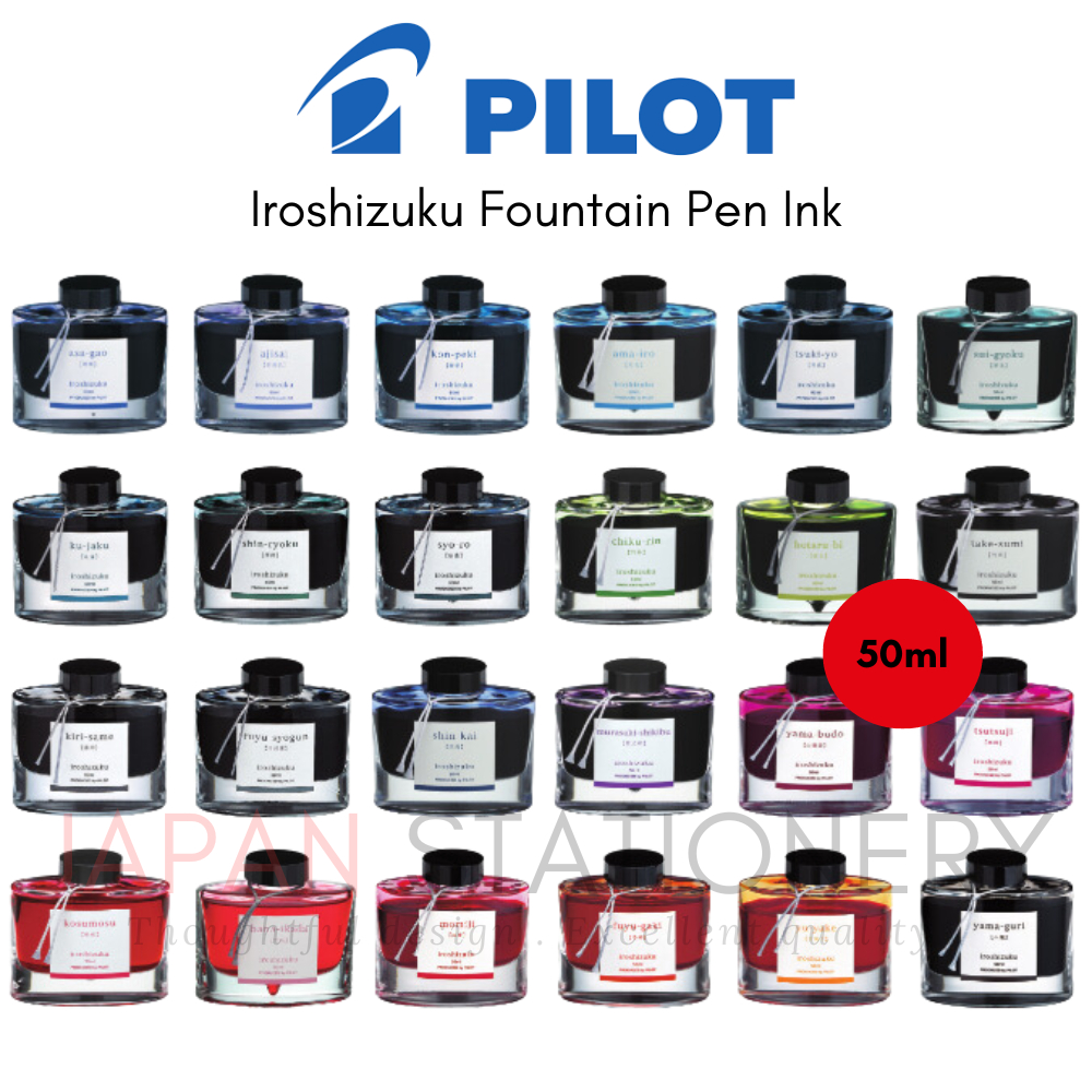 Pilot Iroshizuku Fountain Pen Ink 50 ml INK-50-AS Pilot Iroshizuku 50ml ...