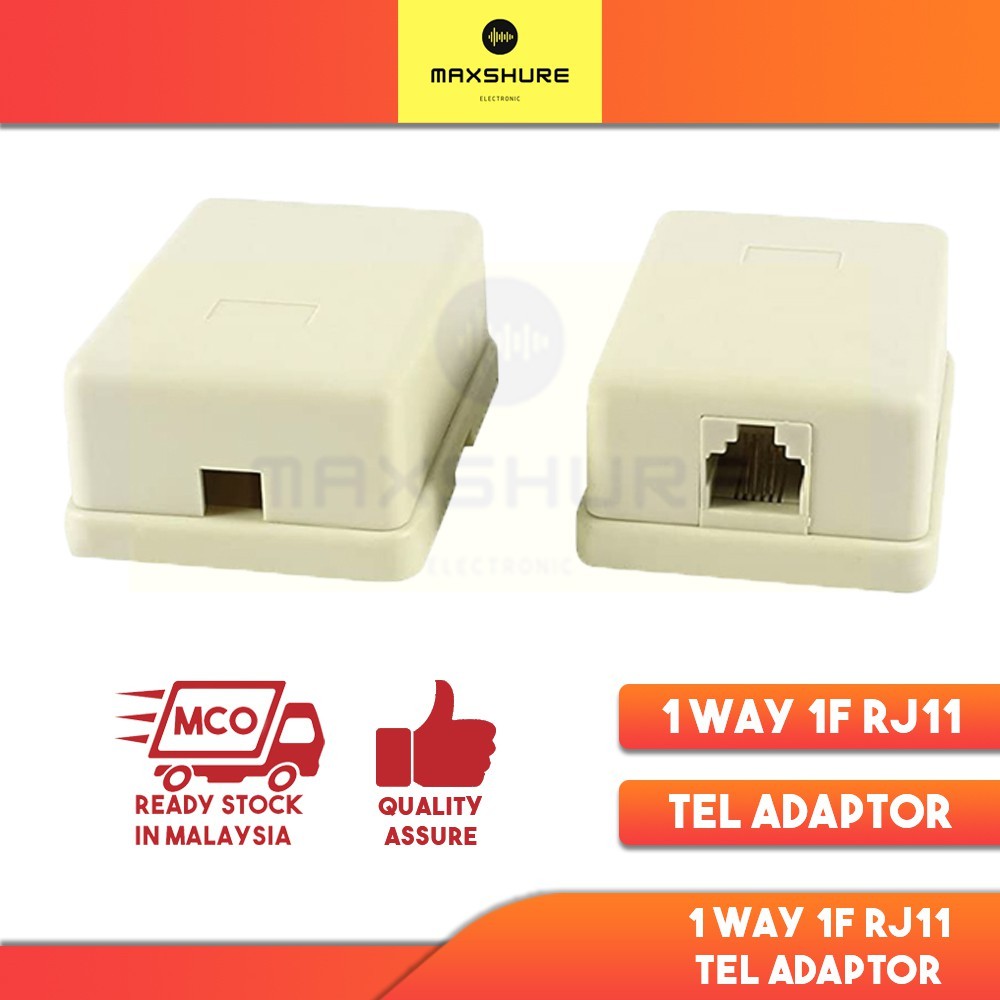 100PCS RJ11 6P4X BOX SOCKET | Shopee Malaysia