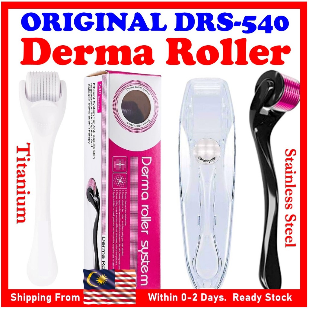 ORIGINAL Titanium DRS-540 Derma roller DermaRoller with 540 Micro ...